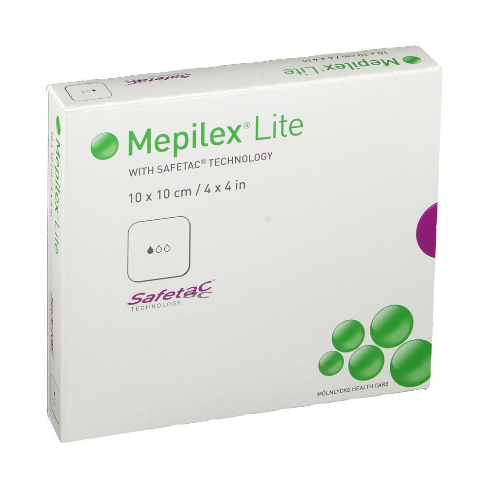 Mepilex Lite 10cm x 10cm - shop-pharmacie.fr