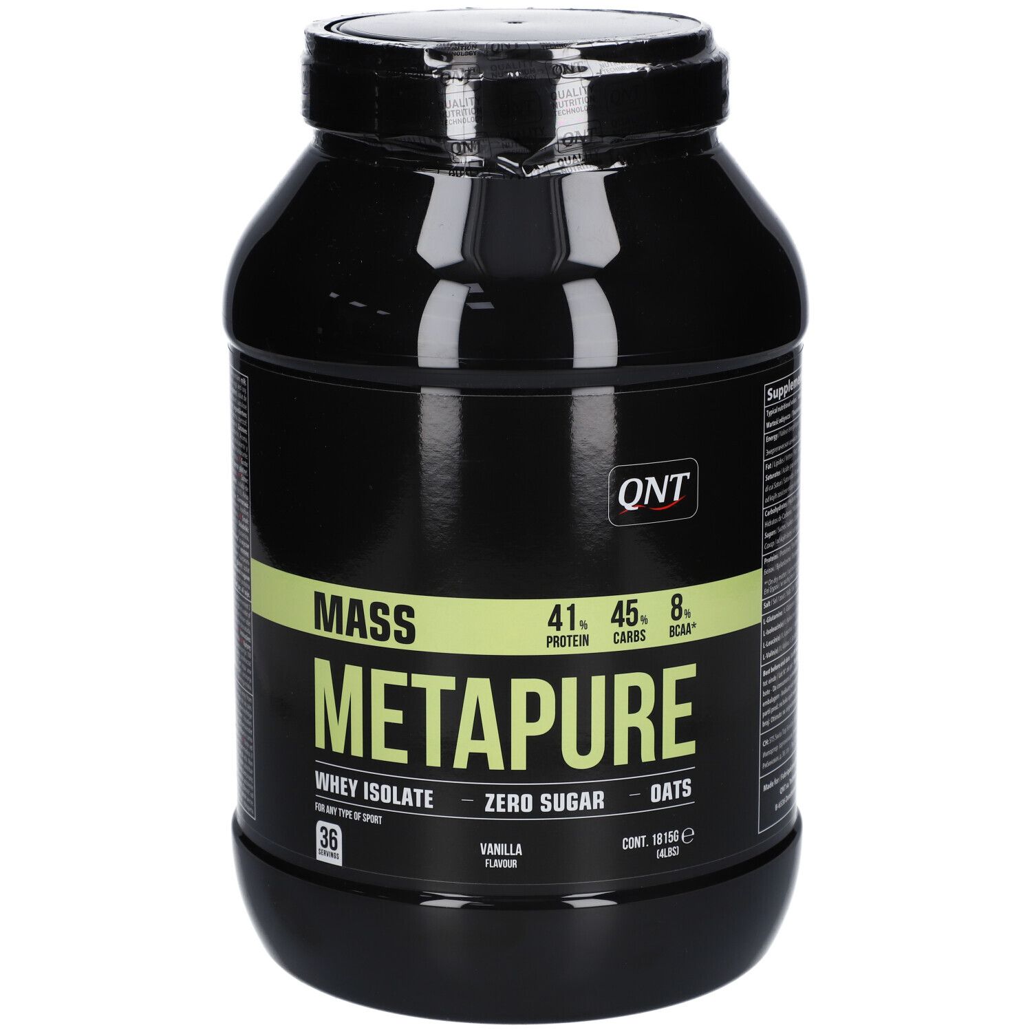 QNT Metapure Mass Vanille - shop-pharmacie.fr