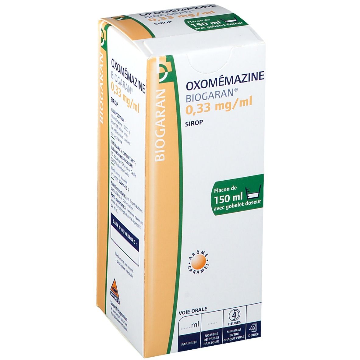 Oxomemazine Biogaran® 0,33 mg/ml 150 ml - shop-pharmacie.fr